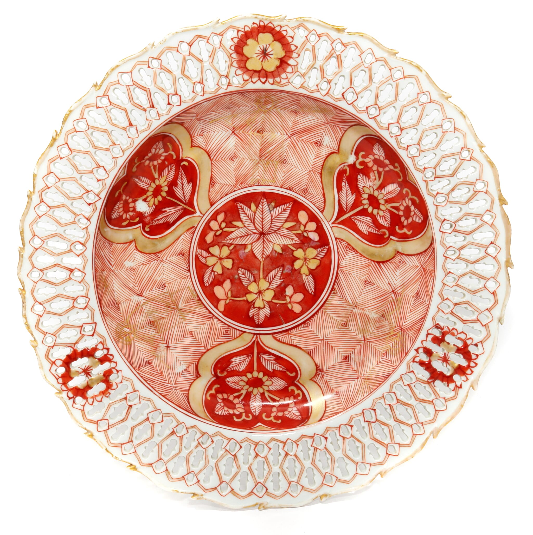 Chinese export pierced plate, C. 1750 – Moorabool Antique Galleries