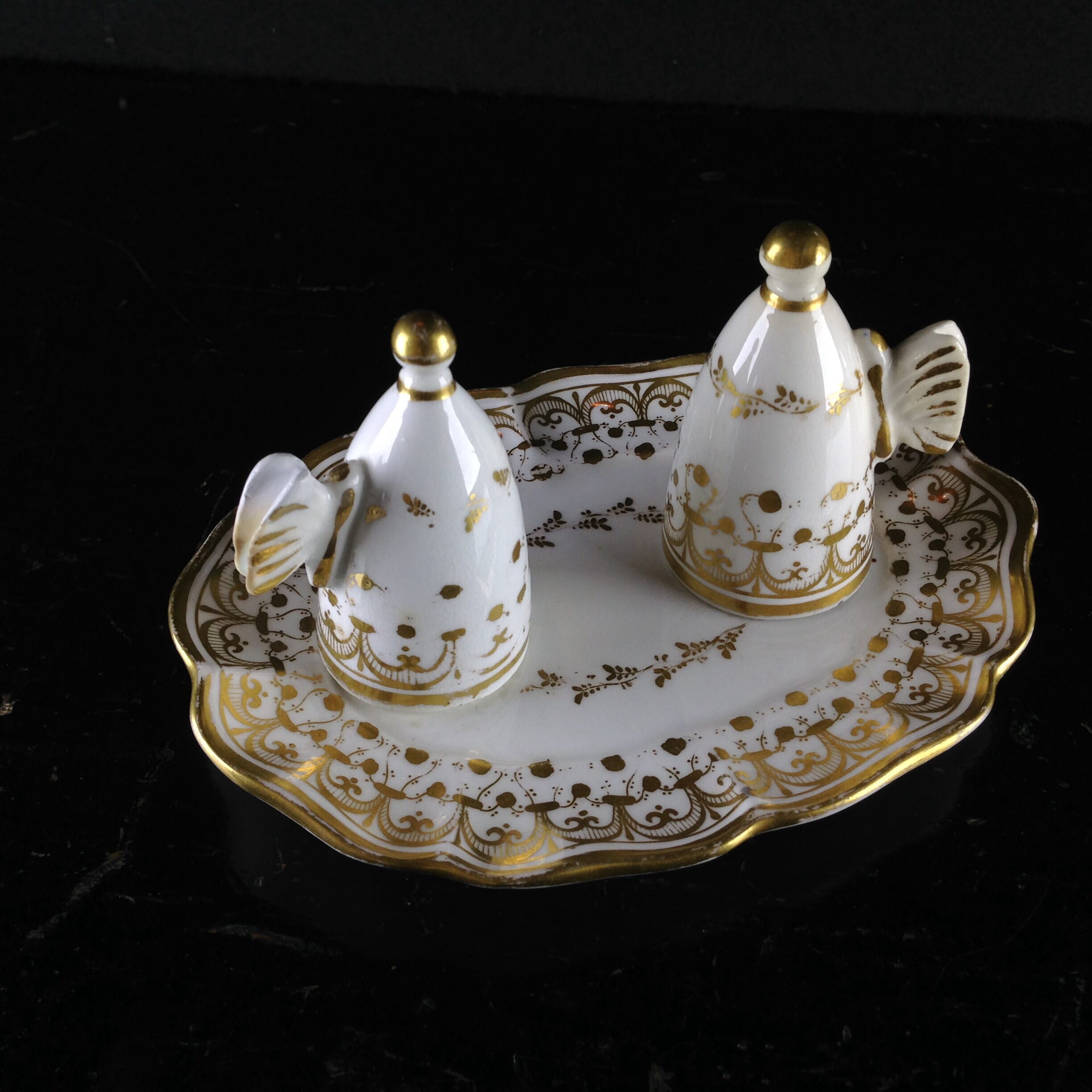 Candle snuffers on stand, possibly Minton, c. 1835 – Moorabool Antique ...