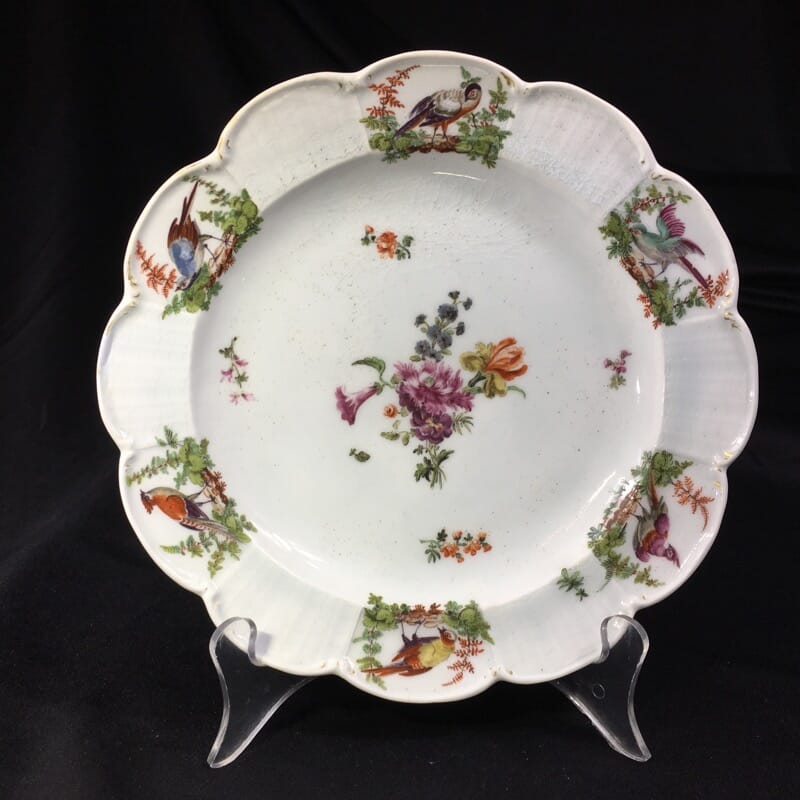 Chelsea plate with panels of birds, circa 1758 – Moorabool Antique ...