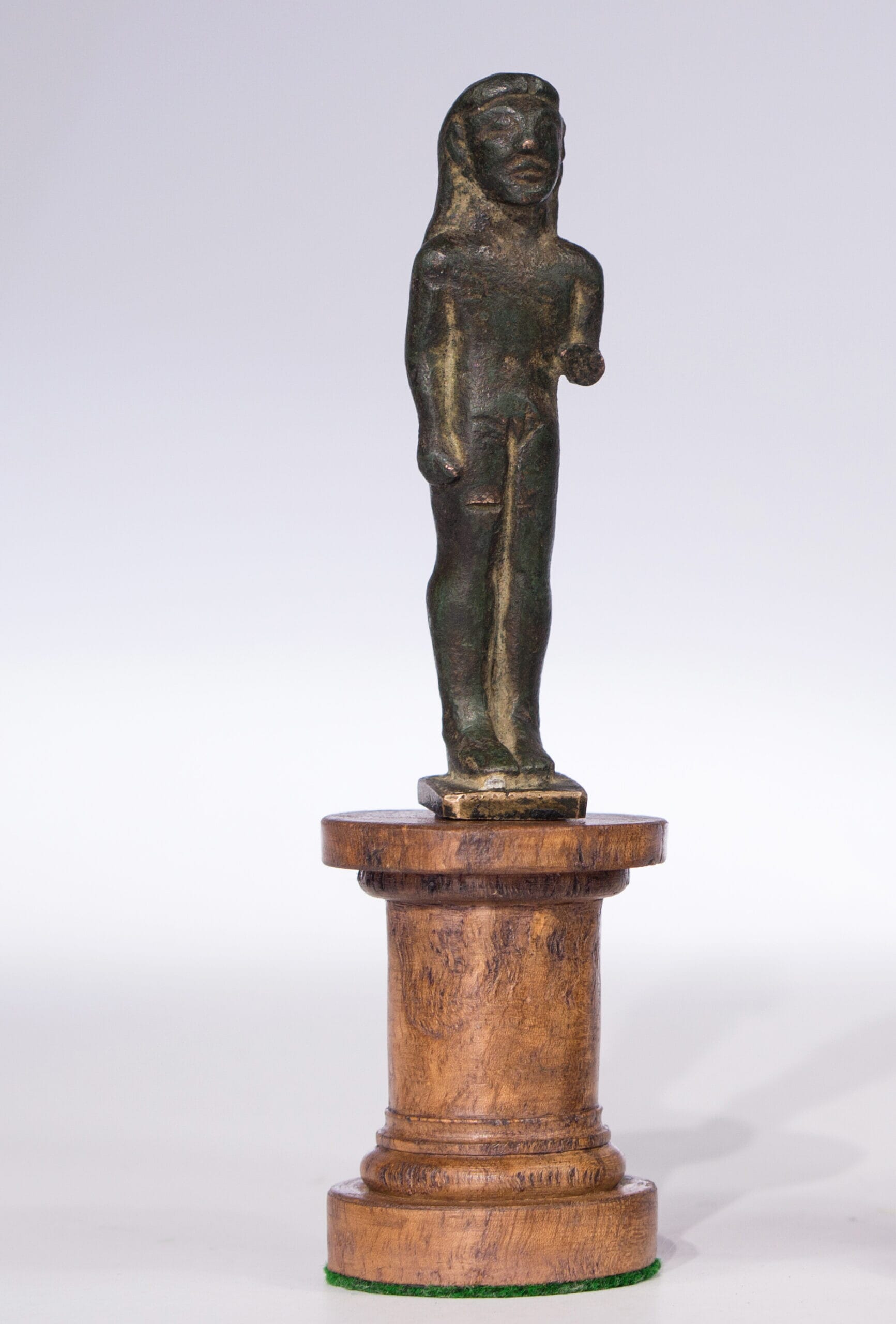 Archaic Greek bronze Kouros figure, c.525 BC-16069 – Moorabool Antique ...