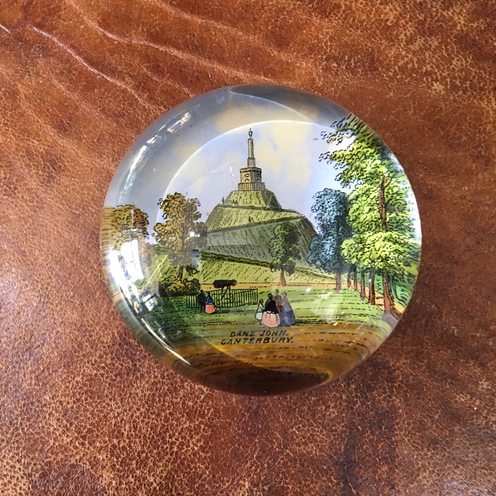 Victorian Glass Paperweight – C. 1880 – Moorabool Antique Galleries