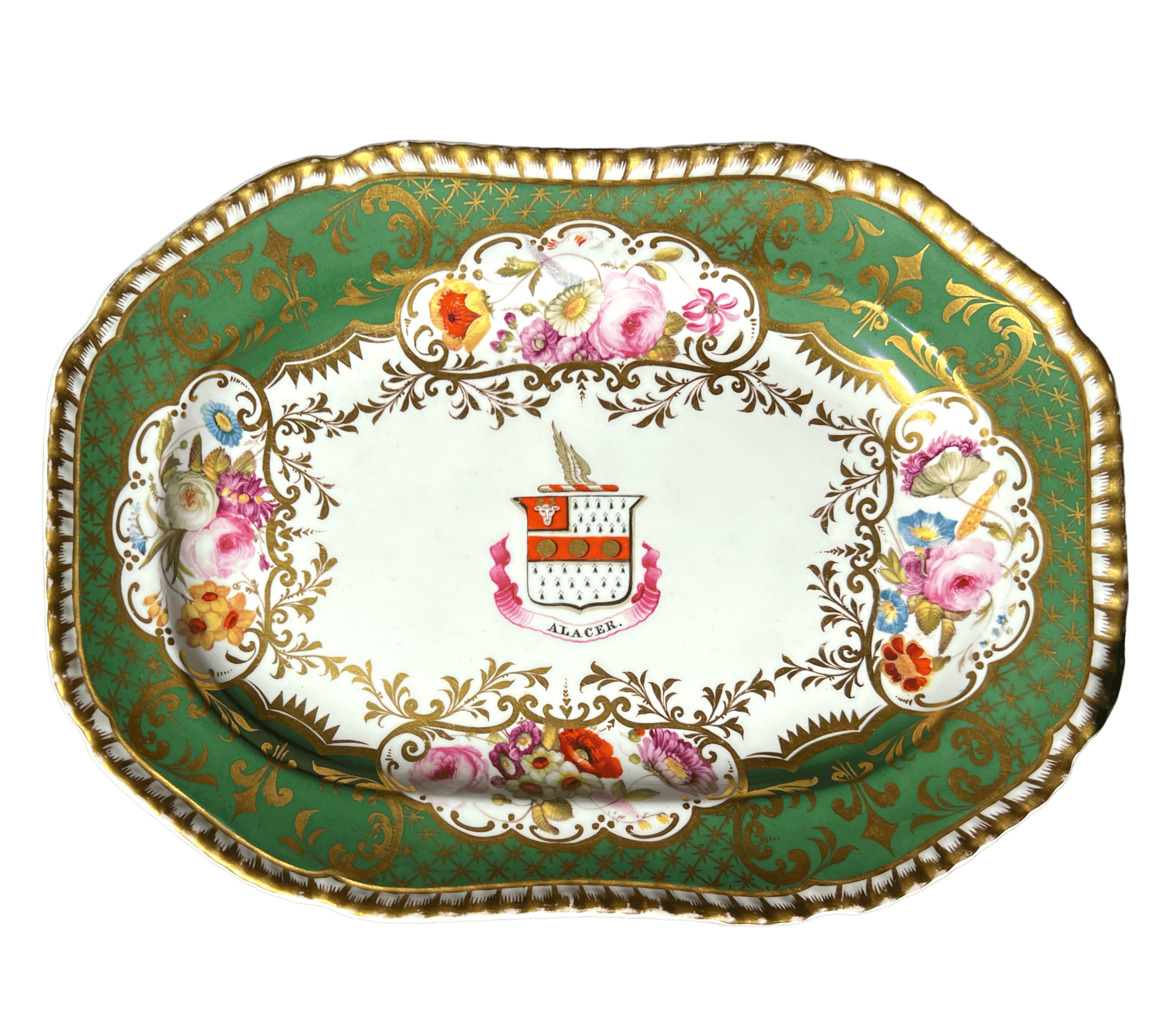 Armorial Serving Dish Moorabool Antique Galleries Armorial Serving Dish Moorabool Antique Galleries