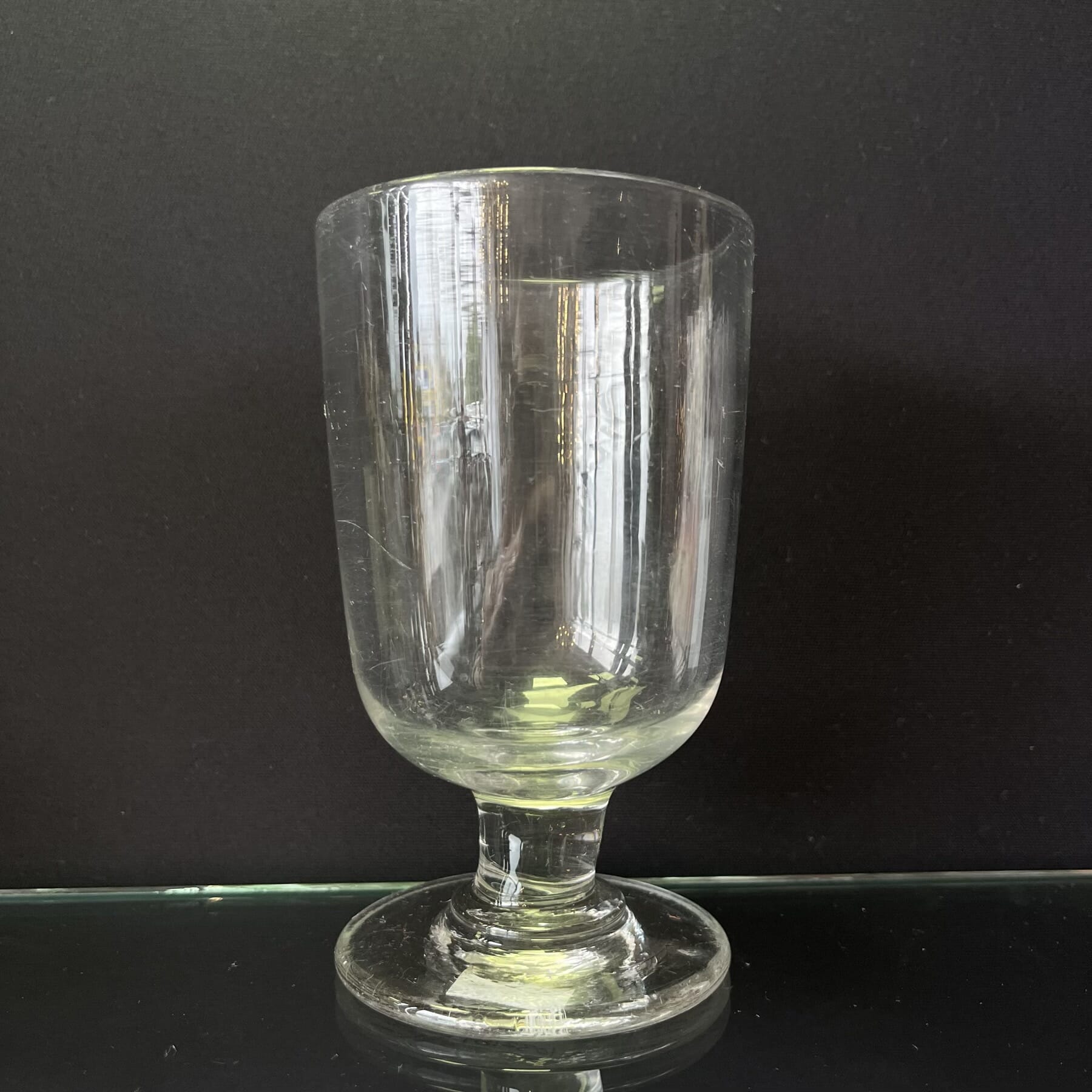 Victorian Rummer Glass Thick Short Stem 19th Century Moorabool Antique Galleries