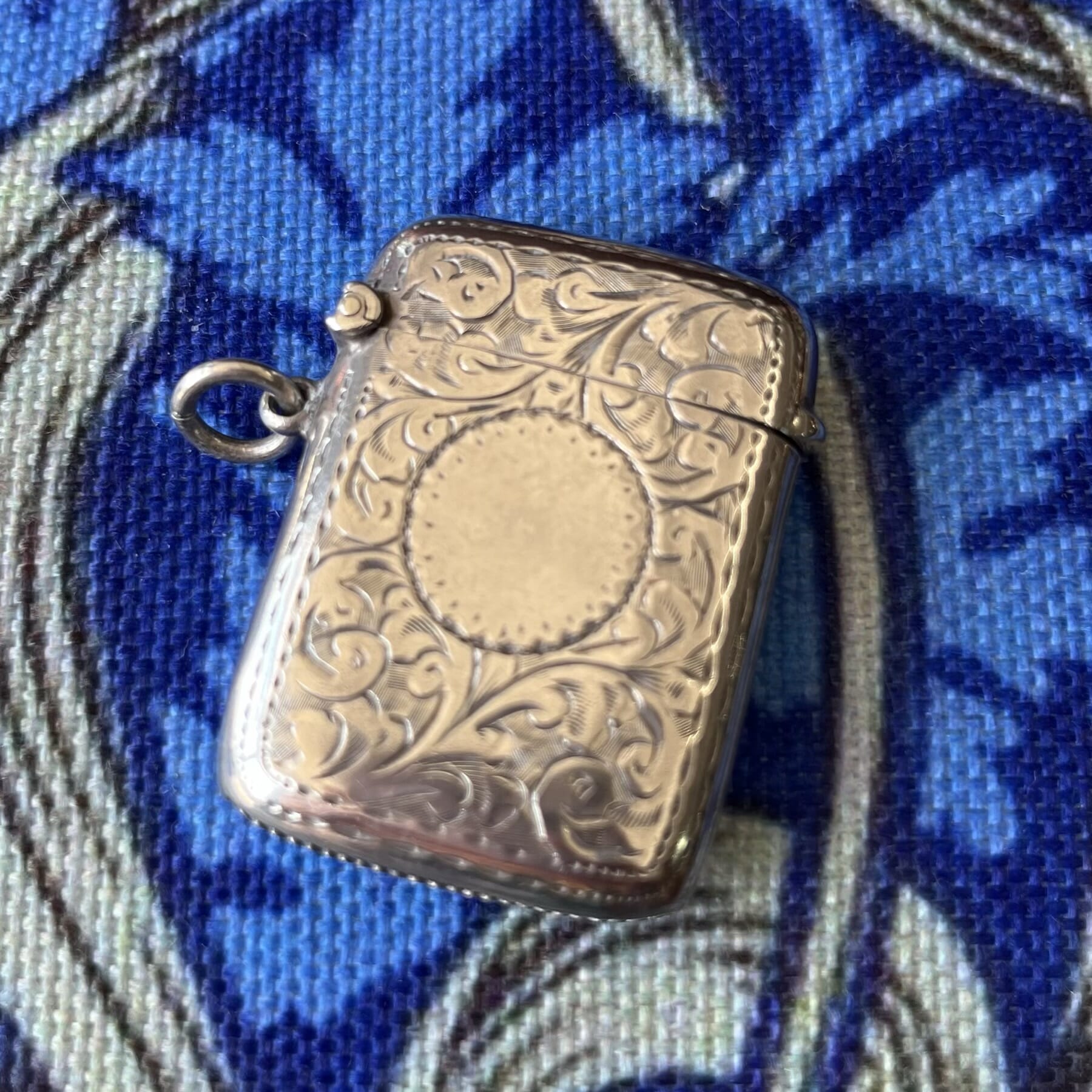 Sterling Silver Vesta Birmingham 1904 Moorabool Antique Galleries